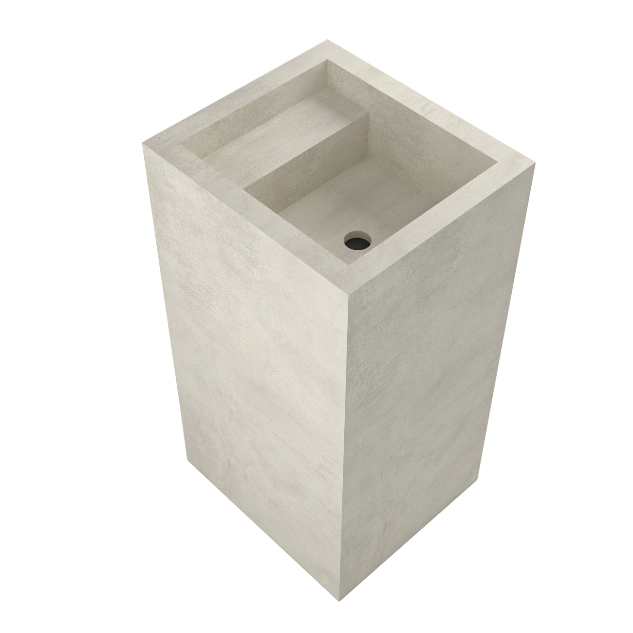 Verbier Freestanding Wash Basin With Ledge Sanipex Group - UAE