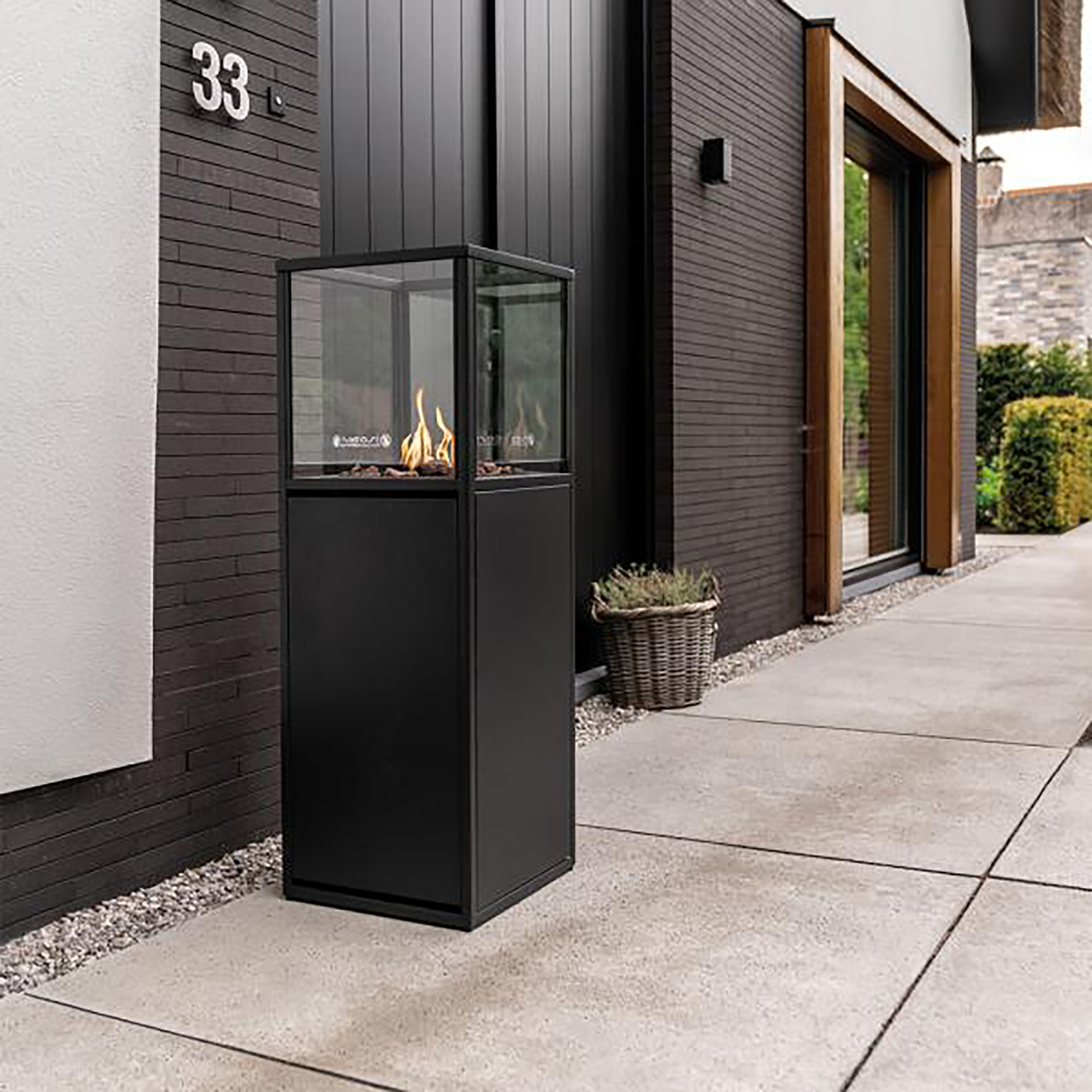 Sanipex Group - Cosipillar Dome Outdoor Fire Pillar Saudi Arabia