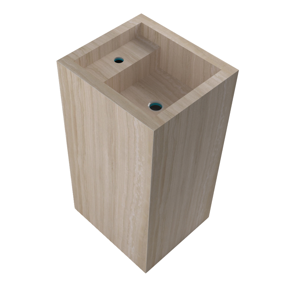 Verbier Freestanding Wash Basin With Ledge
