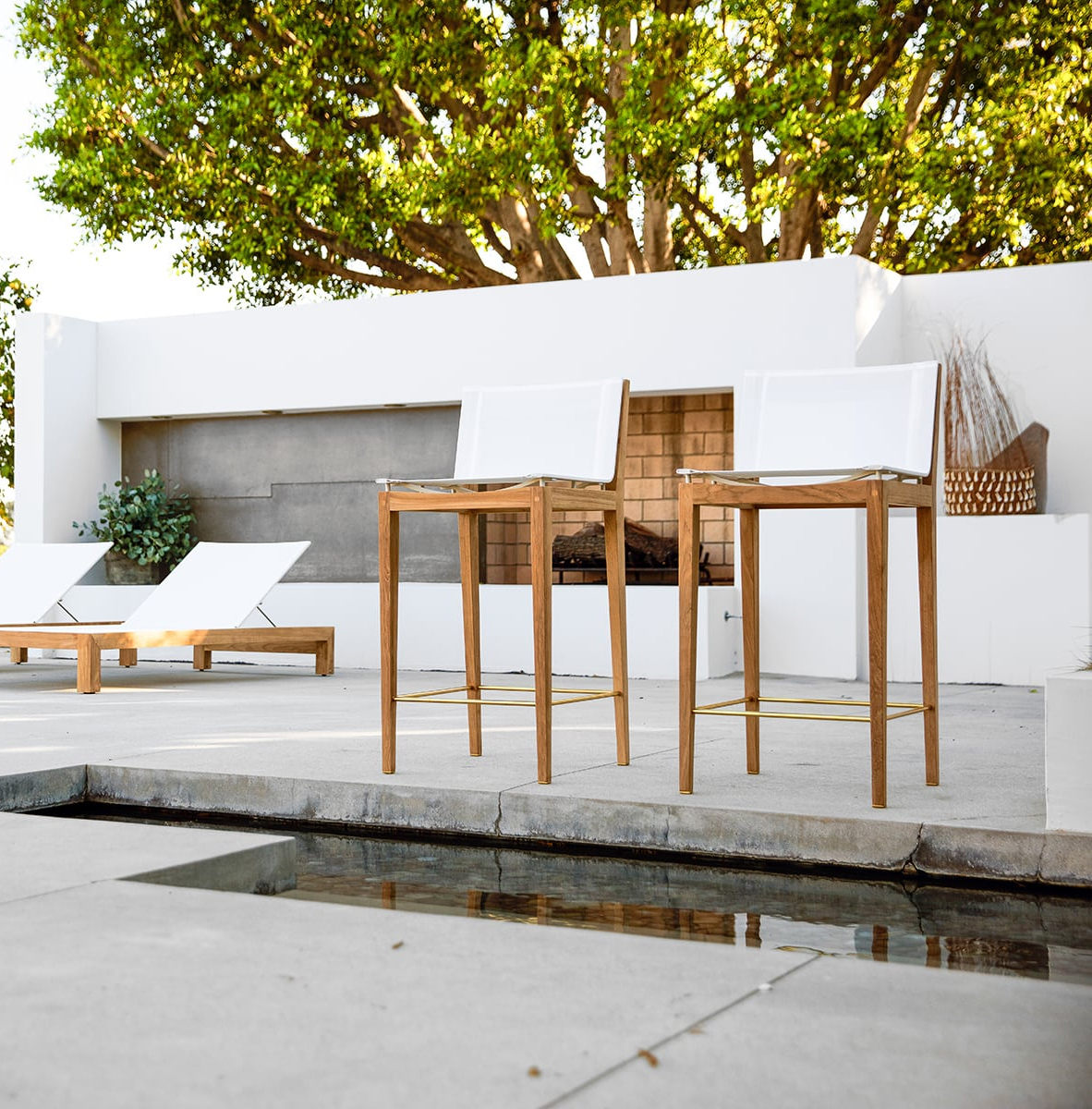 Byron Outdoor Bar Stool Sanipex Group - UAE