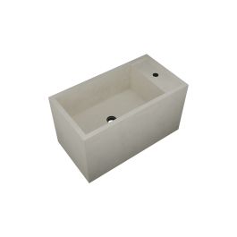 Sanipex Group - Verbier Wall Mounted Wash Basin With Right Hand Ledge ...