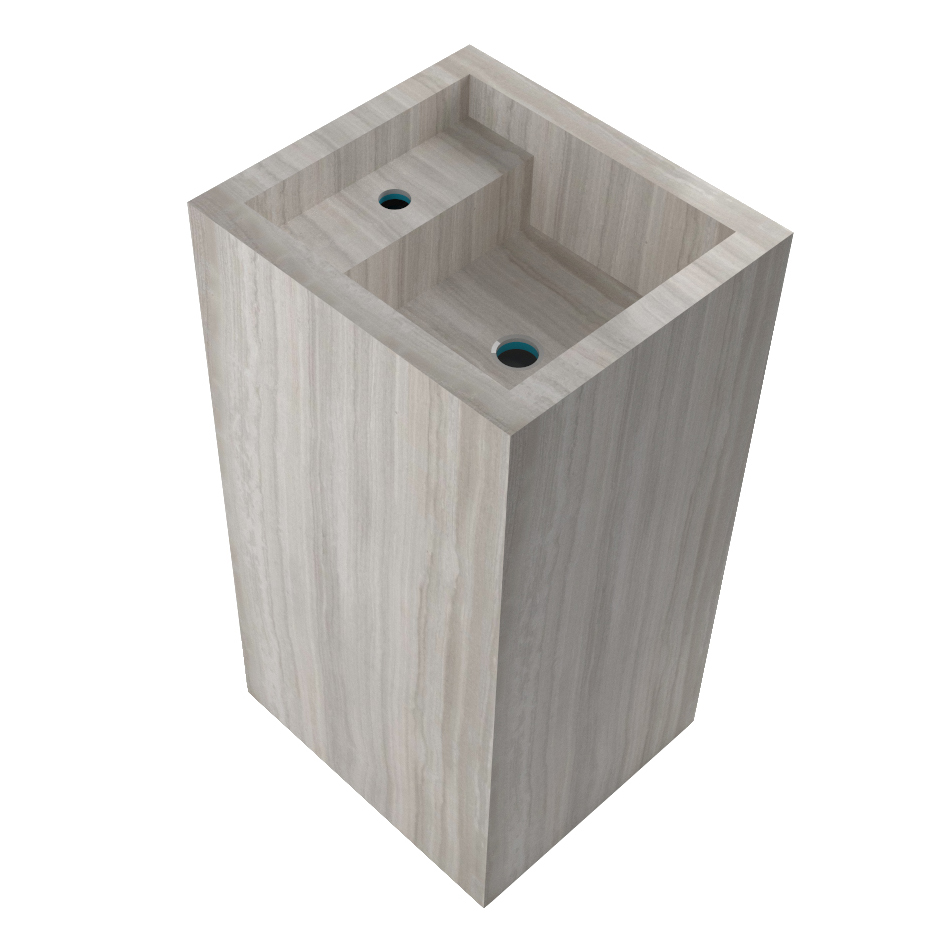 Verbier Freestanding Wash Basin With Ledge